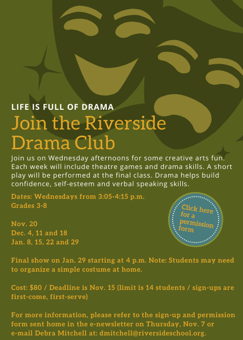 Purple High School Drama Club Flyer Template Postermywall